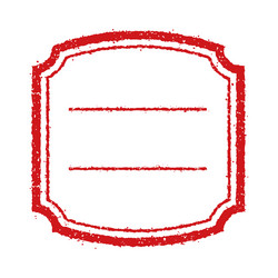 Rubber stamp template Royalty Free Vector Image