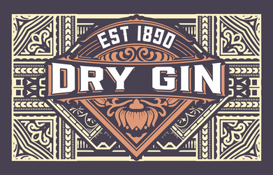 Flag beer old school banner with text Royalty Free Vector