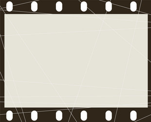 Old vintage retro 35 mm grunge film frame Vector Image