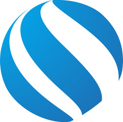 Global technology logo Royalty Free Vector Image