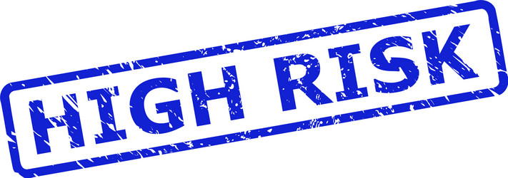 Warning seal with grunged surface and rounded Vector Image