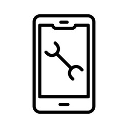 Mobile repair icon Royalty Free Vector Image - VectorStock