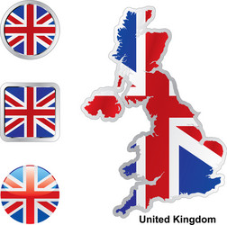 Great britain set Royalty Free Vector Image - VectorStock