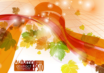 Abstract autumn background Royalty Free Vector Image