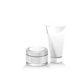 3d cream pot Royalty Free Vector Image - VectorStock