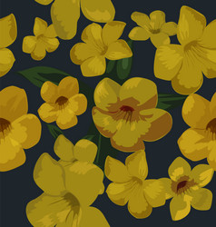 Yellow Trumpet Flower Vector Images (94)