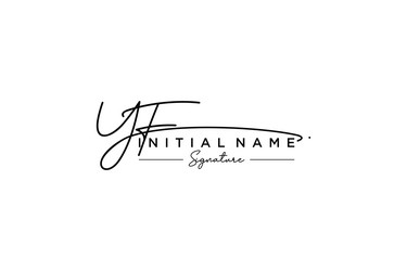 Initial hs signature logo template hand drawn Vector Image