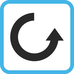 Rotate up icon Royalty Free Vector Image - VectorStock