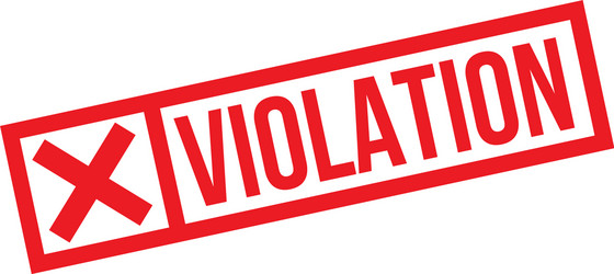 Violation Rules Icon Vector Images (over 280)