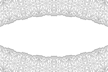 Adult Coloring Book Border Vector Images (over 1,300)