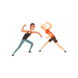 Two Men Fighting Vector Images (over 730)