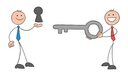 Stickman Key Vector Images (59)