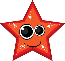 Happy star Royalty Free Vector Image - VectorStock