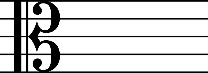 C Clef Symbol