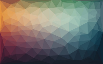 Abstract colorful low poly background with warm Vector Image
