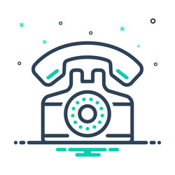 Tel Royalty Free Vector Image - VectorStock