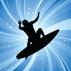 Surfing Royalty Free Vector Image - VectorStock