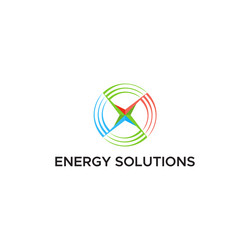 Renewable energy loop concept icon Royalty Free Vector Image