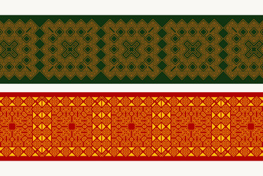 Saree Borders Designs Vector