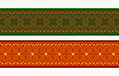Saree Borders Designs Vector