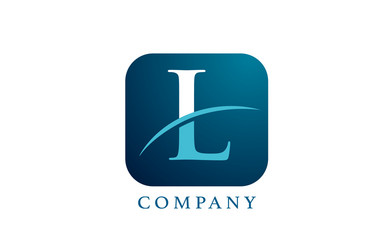L Blue Letter Vector Images (over 3,100)
