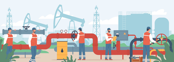 Oil man Royalty Free Vector Image - VectorStock