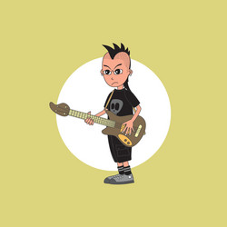 Cartoon musician Royalty Free Vector Image - VectorStock