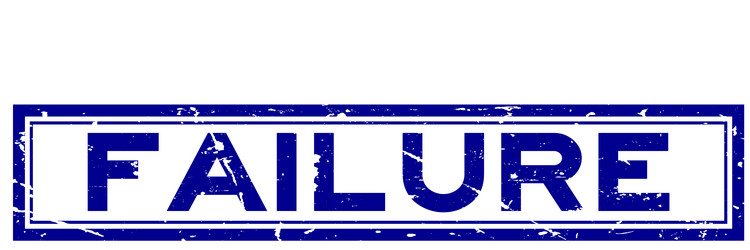 Grunge blue unprofessional word rubber seal stamp Vector Image