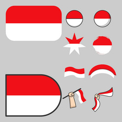 Abstract Indonesia Flag Indonesian Colors Vector Images (over 280)