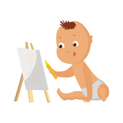Artist boy Royalty Free Vector Image - VectorStock