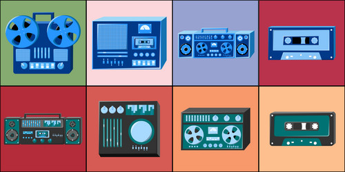 Vintage Tech Vector Images (over 23,000)