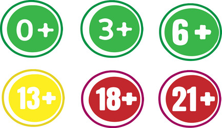 Age Underage Under Sign Vector Images (over 300)