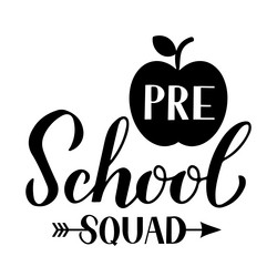 Nurse squad calligraphy hand lettering isolated Vector Image