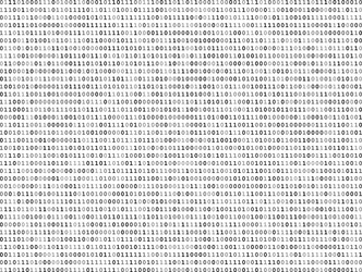 Binary code visual representation of data Vector Image