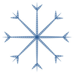 Snowflake Line Art Vector Images (over 17,000)