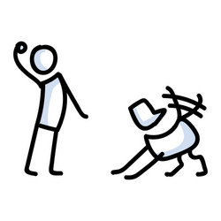 Stickman Throwing Vector Images (99)