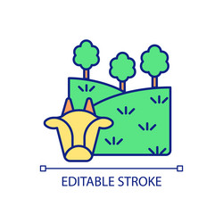 Cattle Grazing Icon Vector Images (over 1,300)