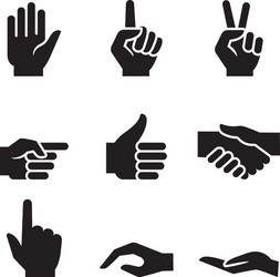 Tool in hand for handyman symbol Royalty Free Vector Image