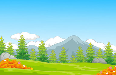 Beautiful landscape background Royalty Free Vector Image