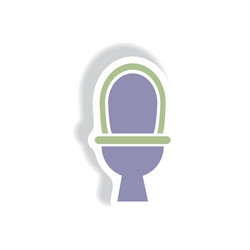 Paper sticker various symptoms of aids Royalty Free Vector