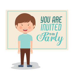 Party invitation design Royalty Free Vector Image