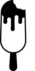 Popsicle Bitten Icon Vector Images (69)