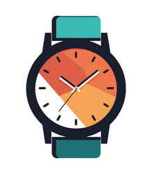 Countdown clock face for deadline reminder Vector Image