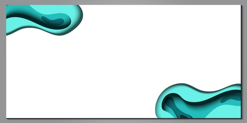 Modern abstract paper cut out background Vector Image