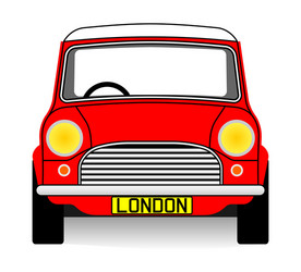 New red mini Royalty Free Vector Image - VectorStock