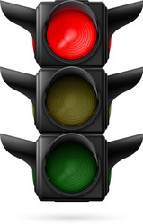 Realistic Stoplight Vector Images (over 200)