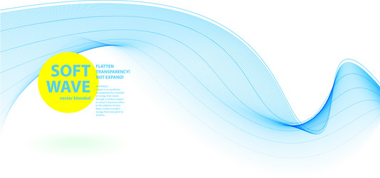 Blue water wave light surface overlay background Vector Image