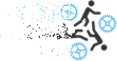 Pixel Runner Vector Images (over 190)