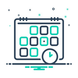 Schedule Royalty Free Vector Image - VectorStock