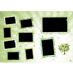 Photo album page Royalty Free Vector Image - VectorStock